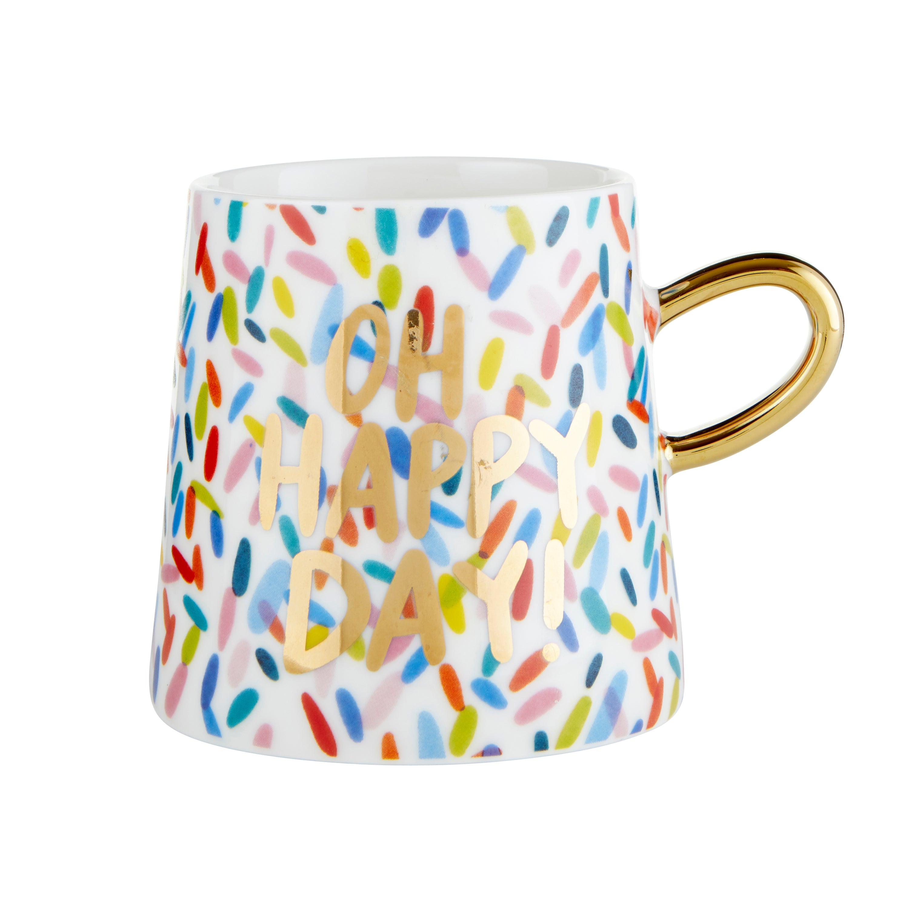 Oh Happy Day Tapered Mug – Thimblepress