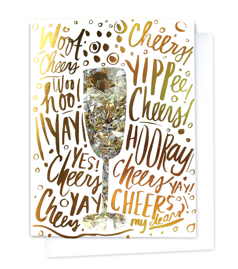 celebration confetti greeting card – Thimblepress