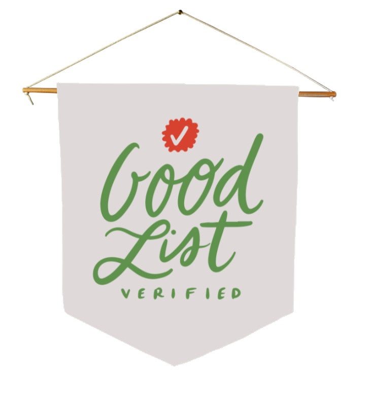 Good List Verified Wall Hanging – Thimblepress