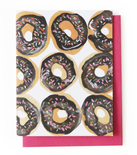 donut love greeting card – Thimblepress