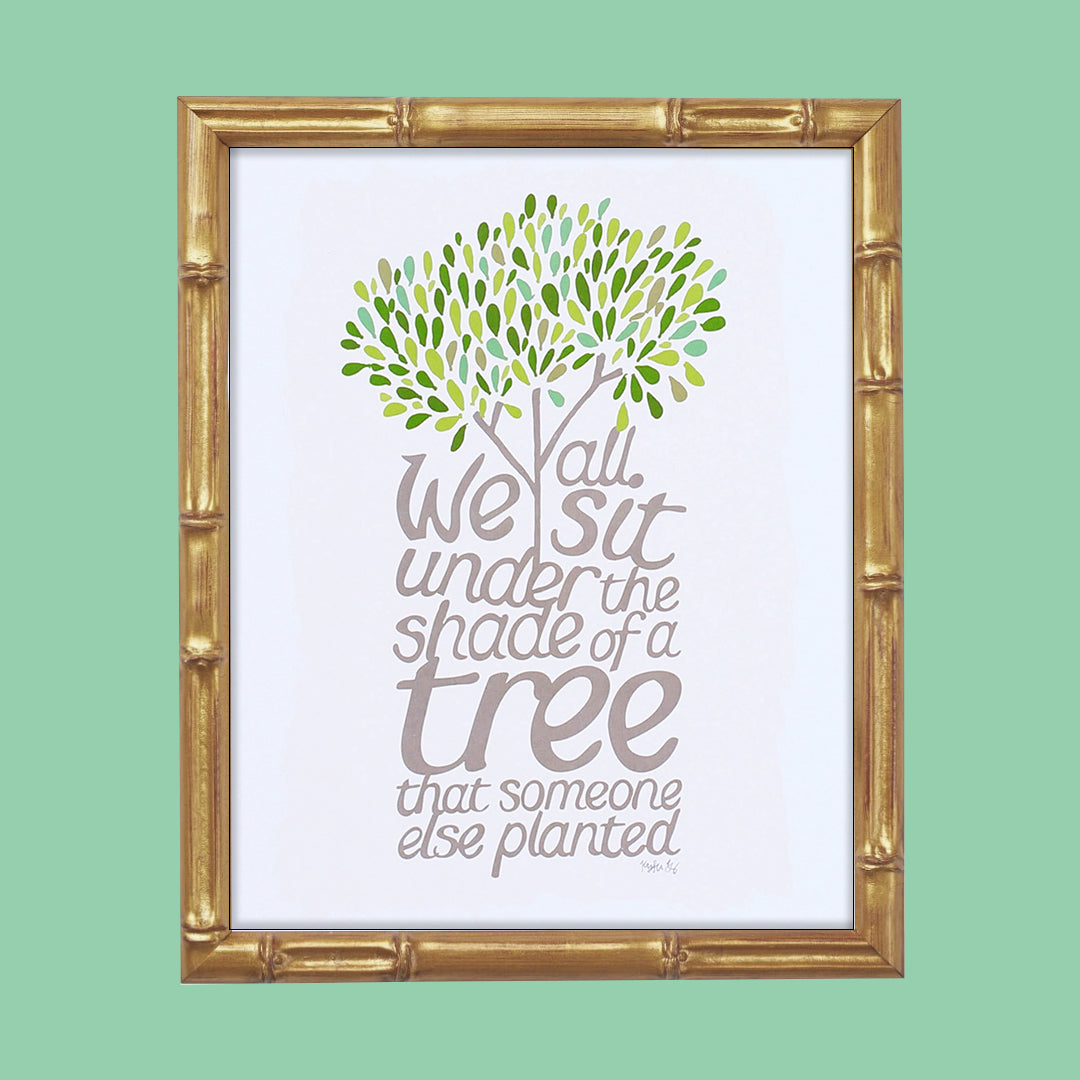 shade of a tree art print for wall decor art art print for wall decor ...